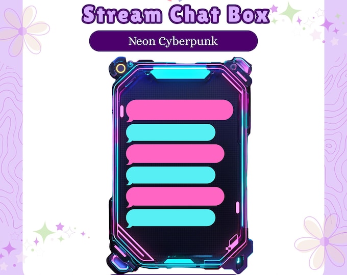 Cyber Style Chat Widget for Twitch Streamelements and Streamlabs - Etsy ...