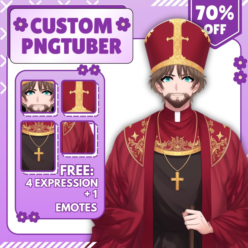 Custom Pngtuber Model: Anime Avatar Design for Vtubers - Etsy