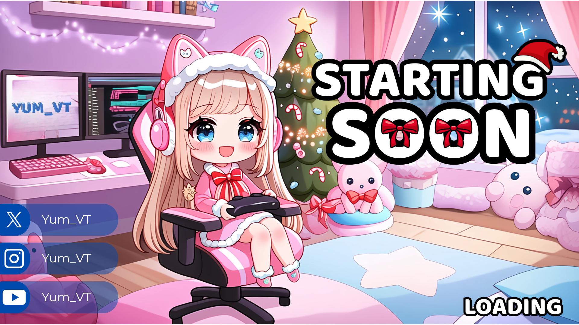 Custom Stream Overlay / Custom Twitch Stream Screen / Starting Soon ...