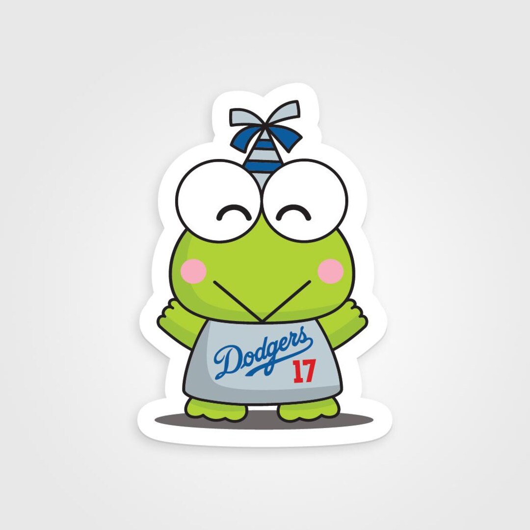 Vinyl Sticker, Keroppi Sticker, Keroppi Dodger, Stickers for Laptops ...