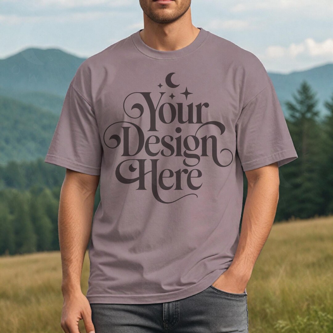Gildan 64000 Paragon Mockup G640 Paragon T-shirt Man Mock-up Softstyle ...