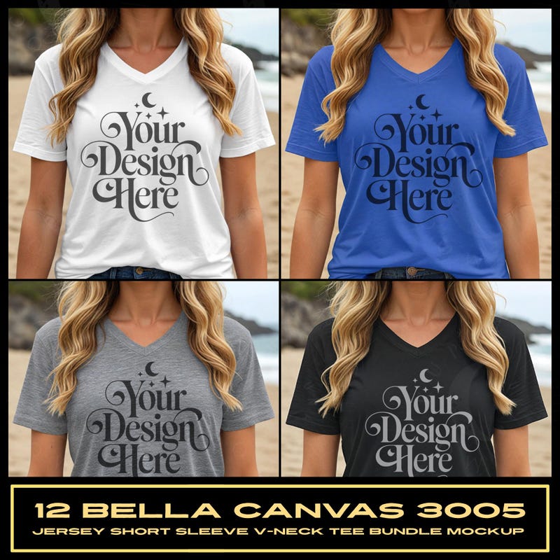 Bella Canvas 3005 Mocks - Etsy