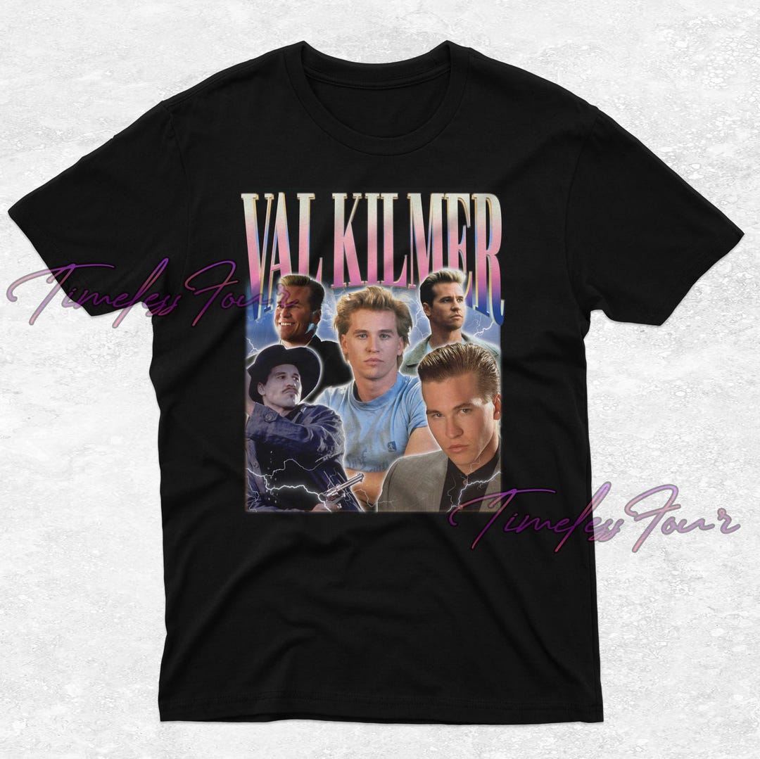 Val Kilmer Retro Shirt, Val Kilmer Homage Tshirt, Val Kilmer Fan Tees ...