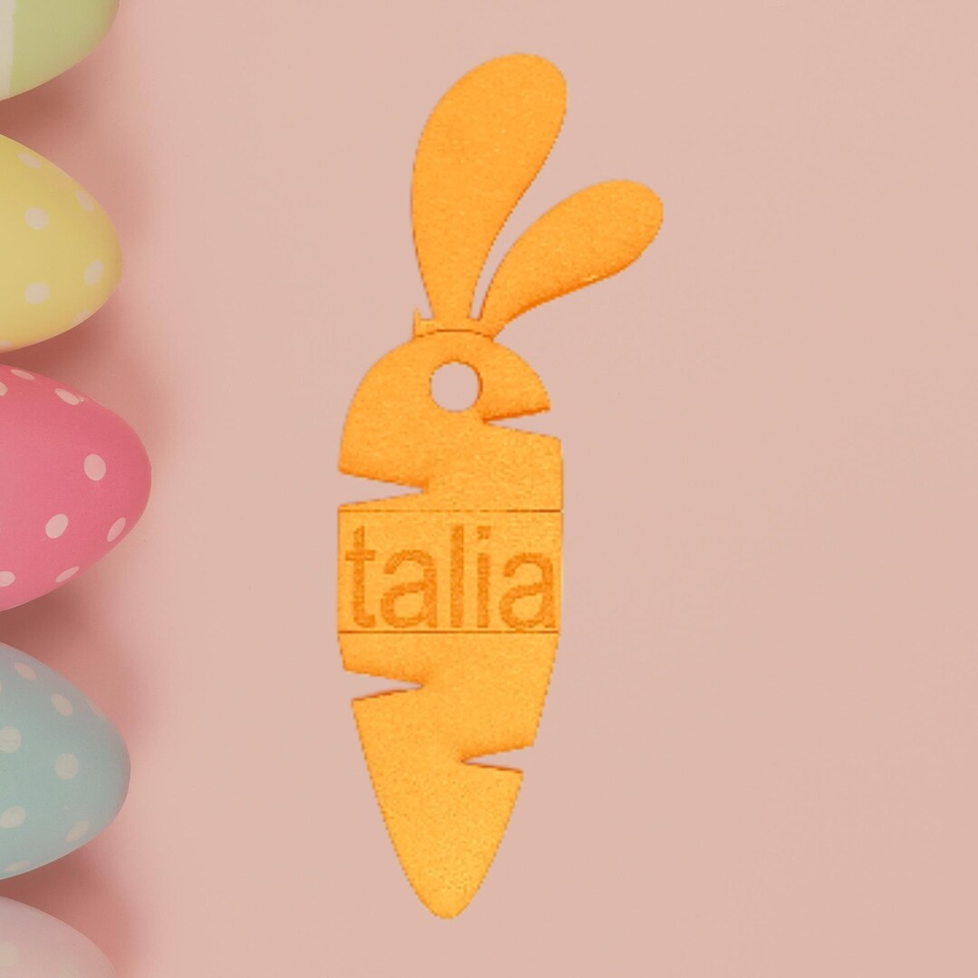 Personalized Easter Name Tag for Kids Easter Basket Tag With Name ...