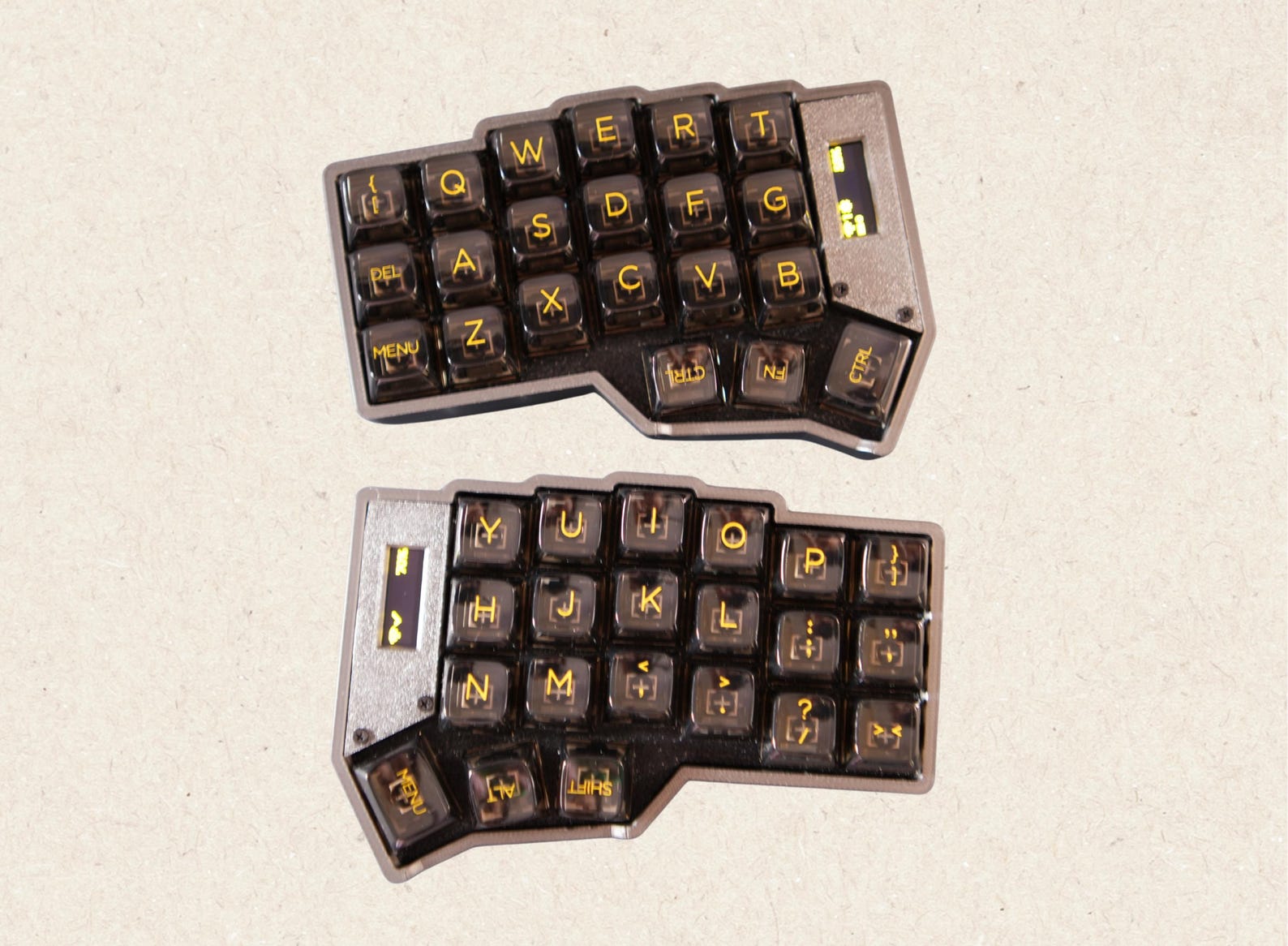 Corne Split Keyboard, DIY Kit, 42 Keys, Wired and Wireless, Hot Swap ...