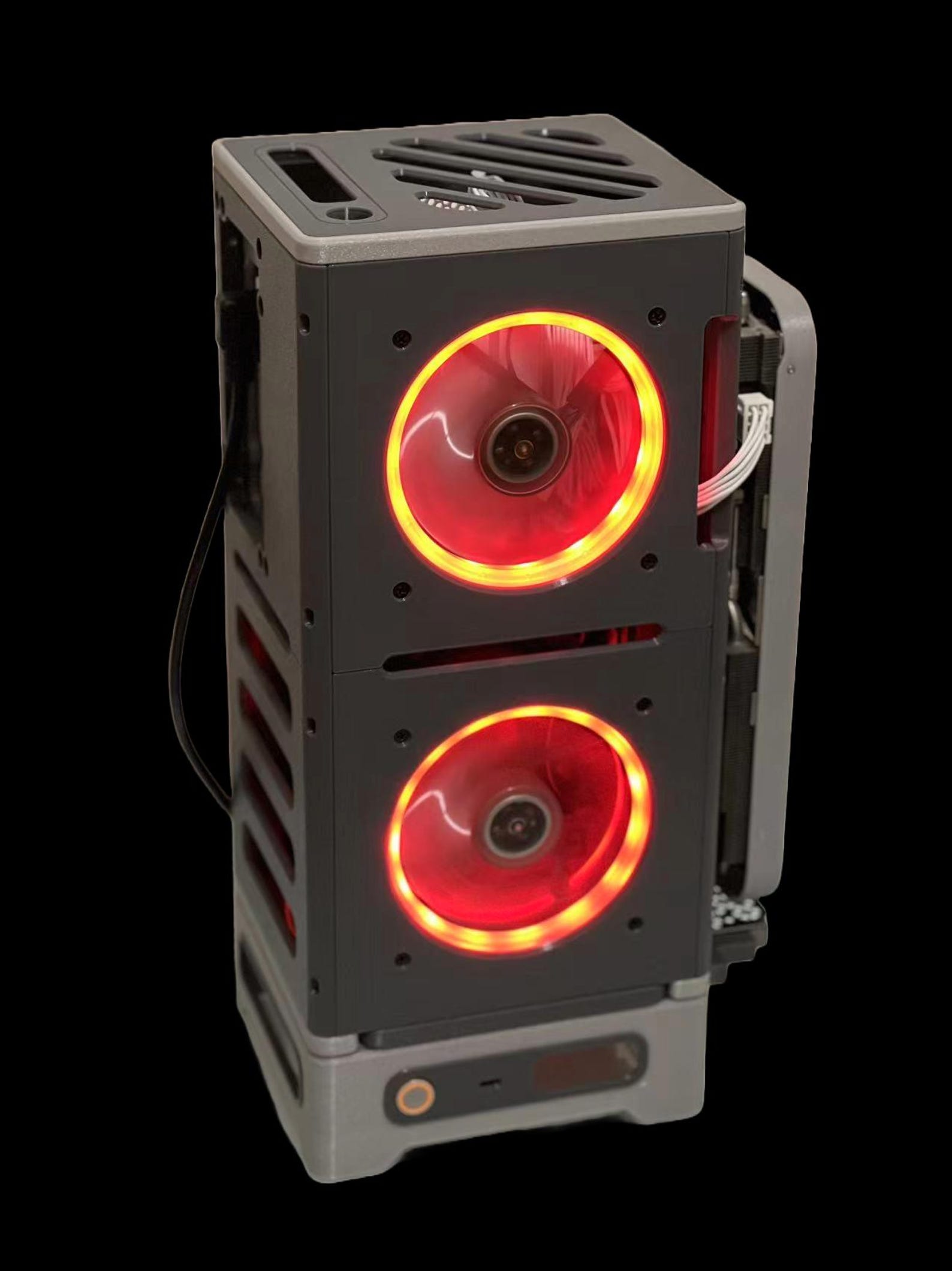 Unique ITX Case, 3D Printed Open Case, Mini ITX Host, Vertical Standing ...