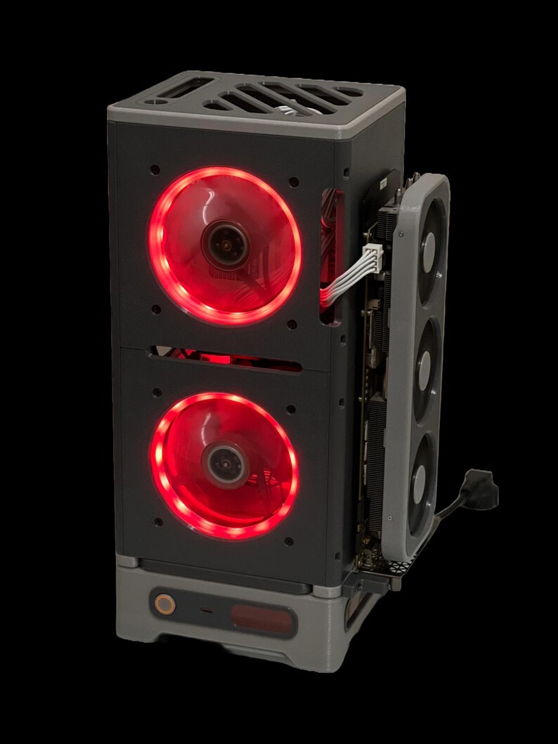 Unique ITX Case, 3D Printed Open Case, Mini ITX Host, Vertical Standing ...