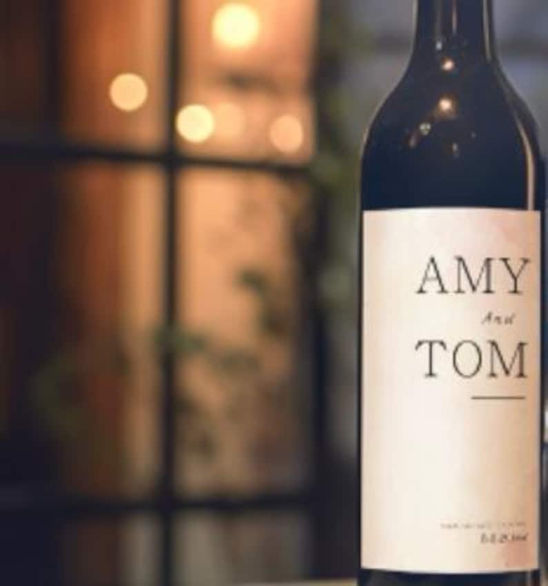 Printable Wine Bottle Label Template Minimalist Wine Bottle Label ...