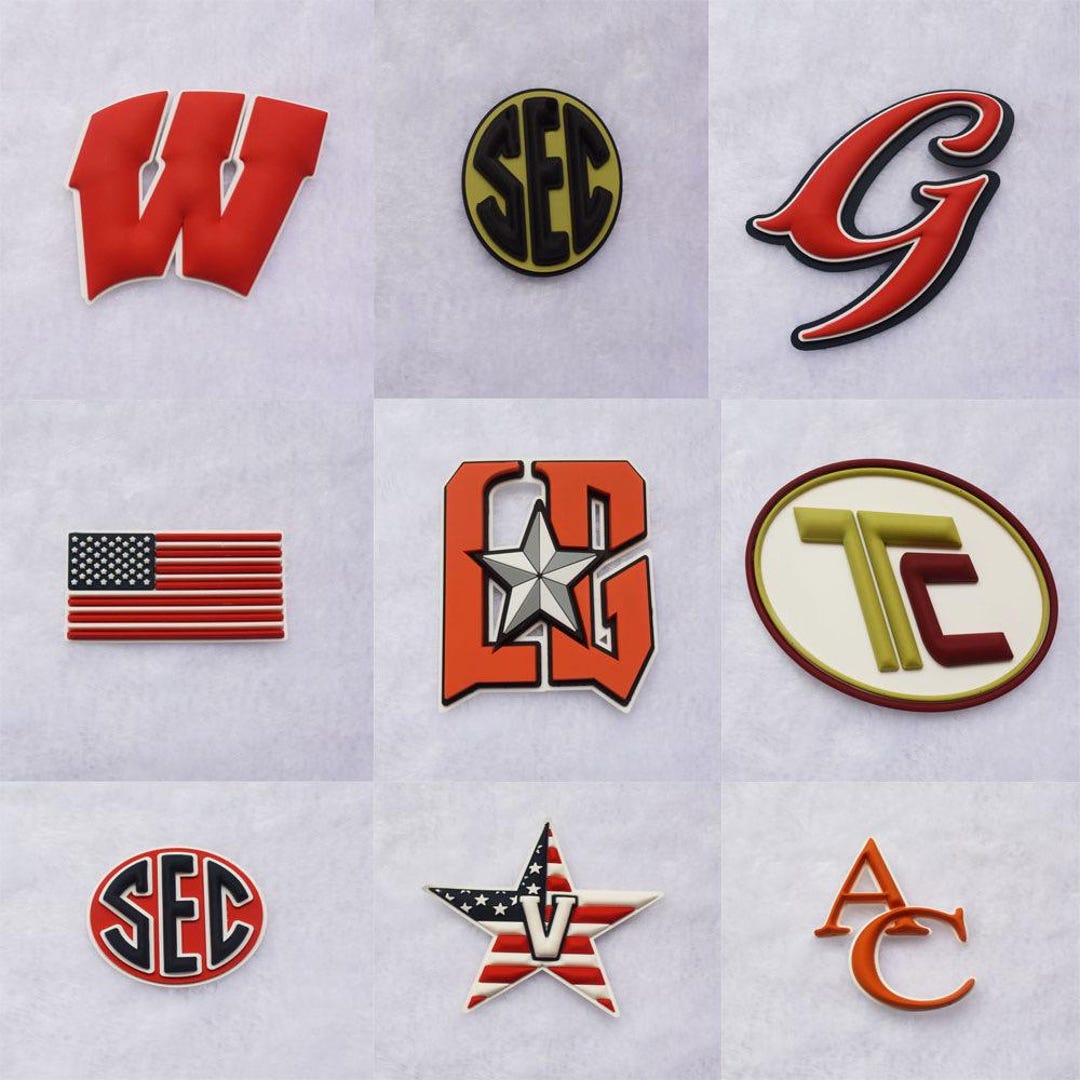 Custom 3D Helmet Decals With Adhesive, No Glue Required, PVC Rubber ...