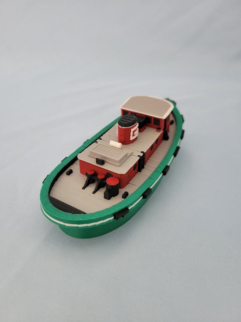 Great Lakes 3D Printed Model Toy Tugboat State Series Missouri - Etsy