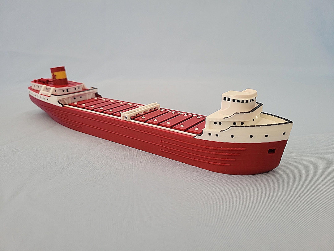 Edmund Fitzgerald 3D Printed Floating Toy Model Ship - Etsy