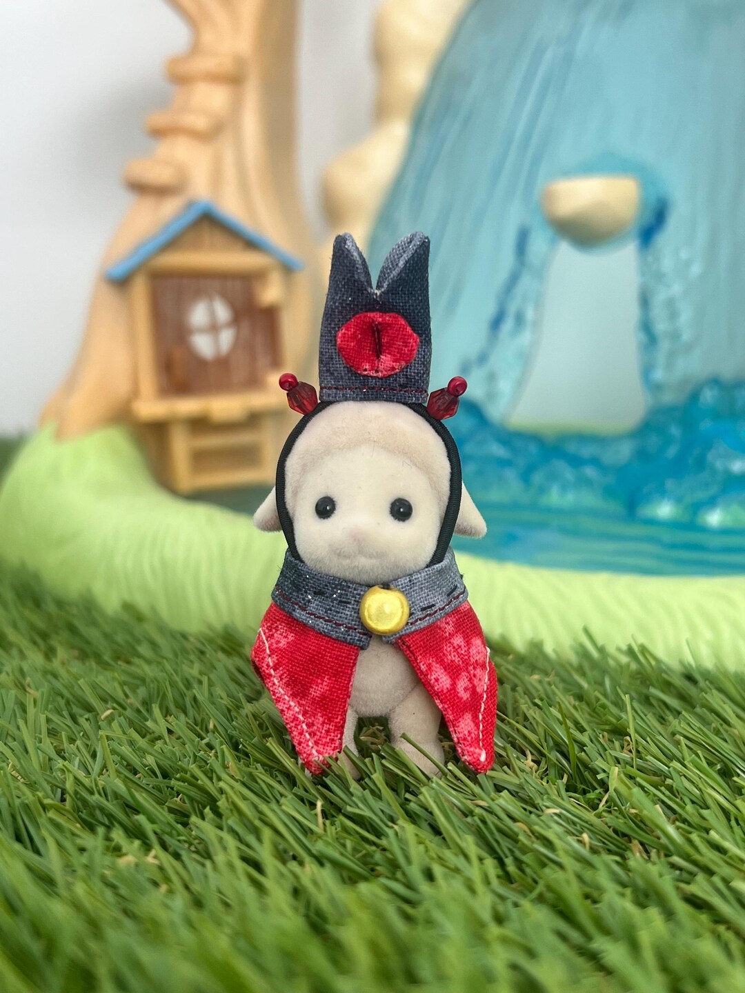 Sylvanian Calico Critters Cult of the Lamb Inspired Custom OOAK Figure ...