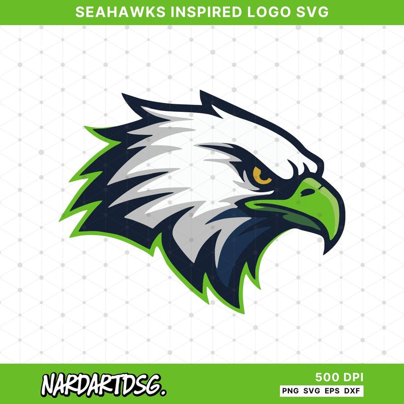 Seahawks Logo PNG Designs, Cricut File (digital File) - Etsy