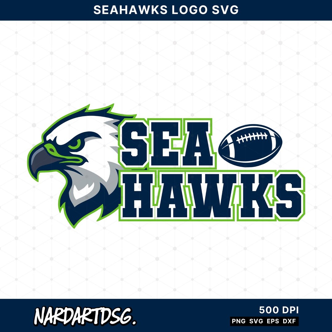 Seahawks Logo SVG – Football Team Mascot, Cut File (digital Download ...