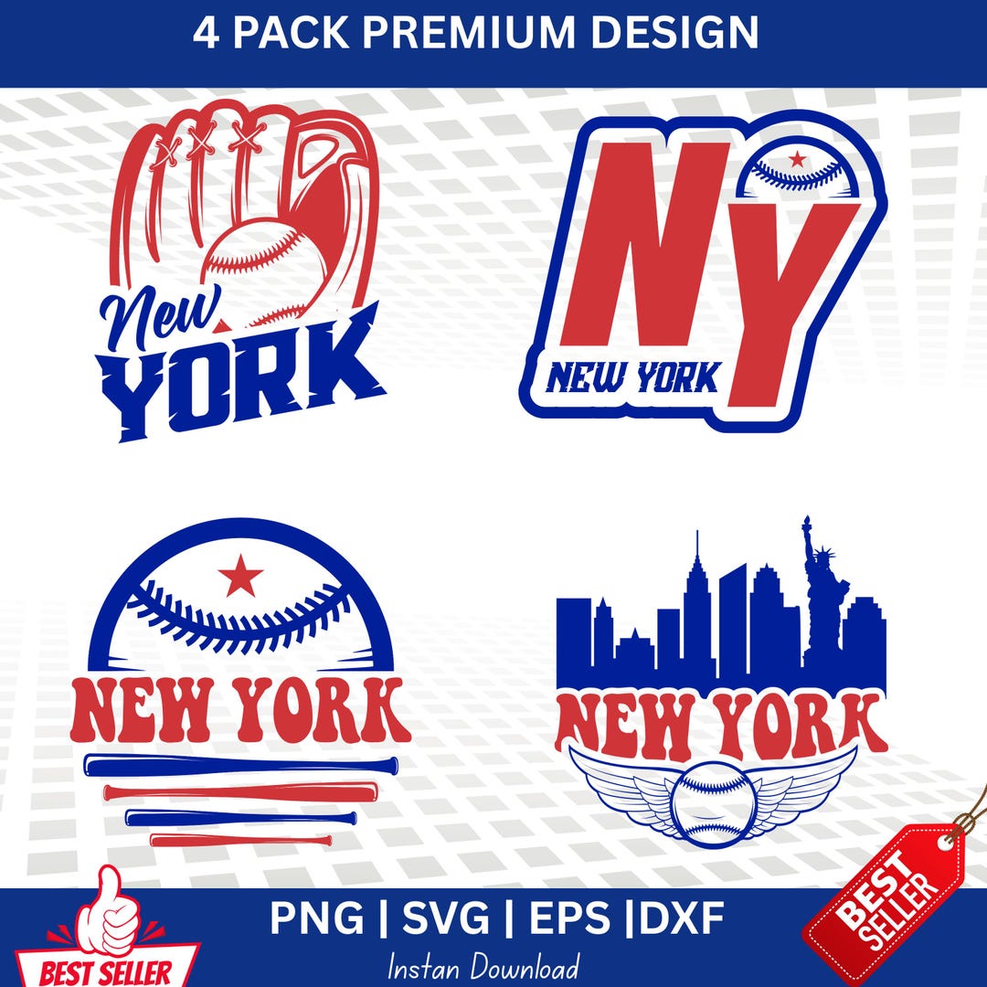 New York Baseball Team Logo SVG – Cut Files (digital Download) - Etsy UK