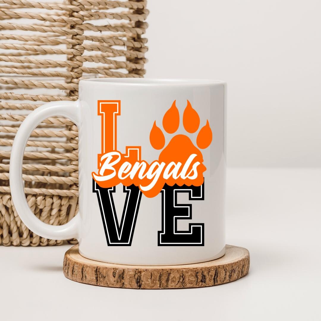 Bengals Paw Print SVG, EPS, PNG, Cricut Cut File (digital Download) - Etsy