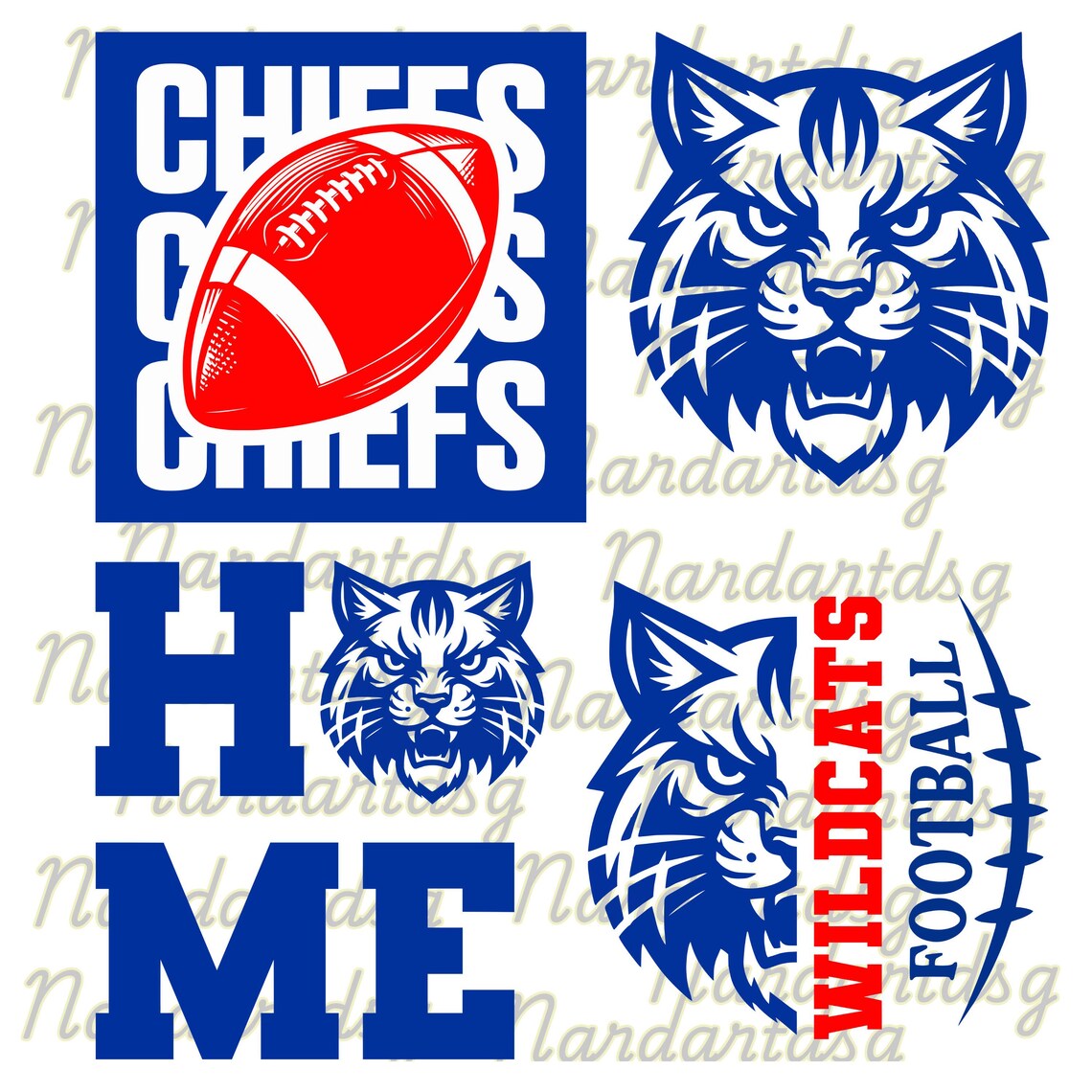 Wildcats SVG Bundle, Wildcats Silhouette Designs (digital Files) - Etsy