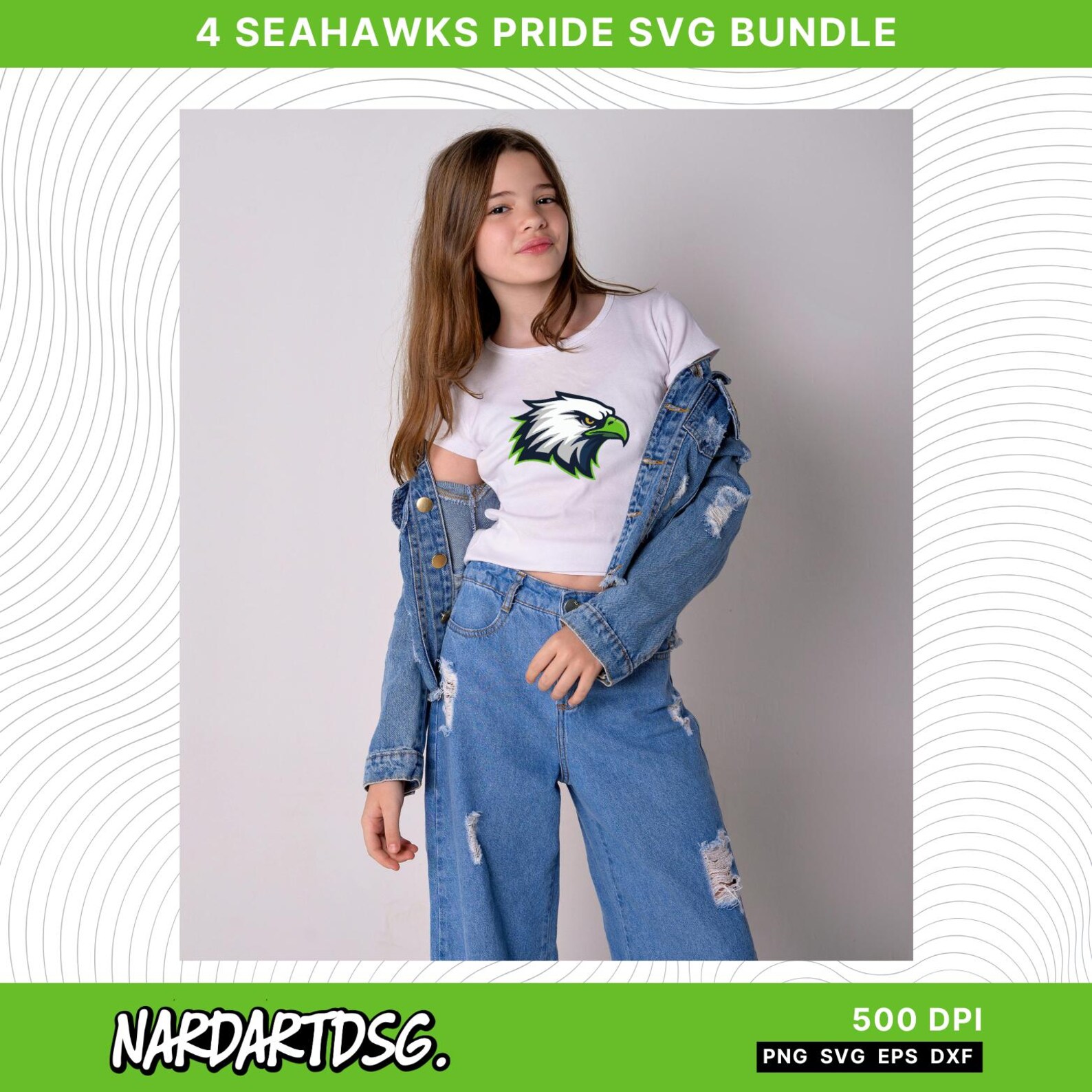4 Seahawks Head Bundle | Sea Hawk Designs SVG PNG for Cricut ...