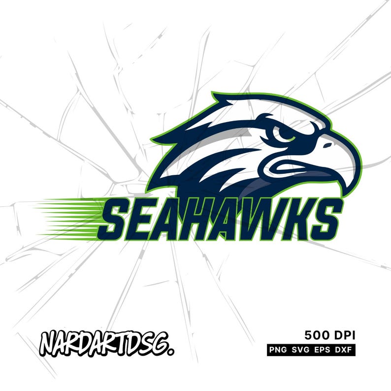 Seahawks Logo SVG – Football Team Mascot, Cut File (digital Download ...