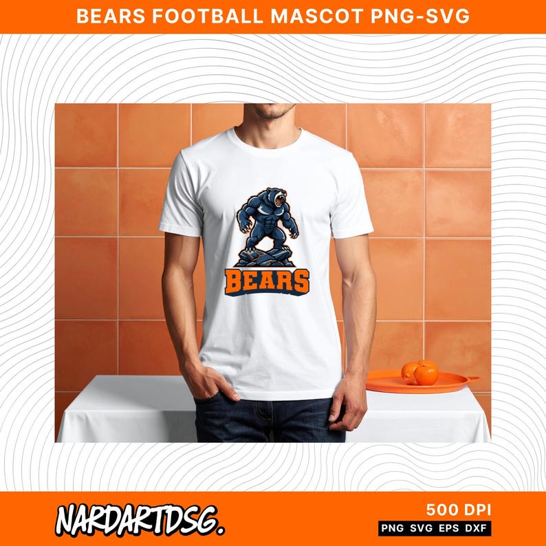 Bears Mascot Logo (svg, Png, Eps, Dxf) - Digital Files - Etsy