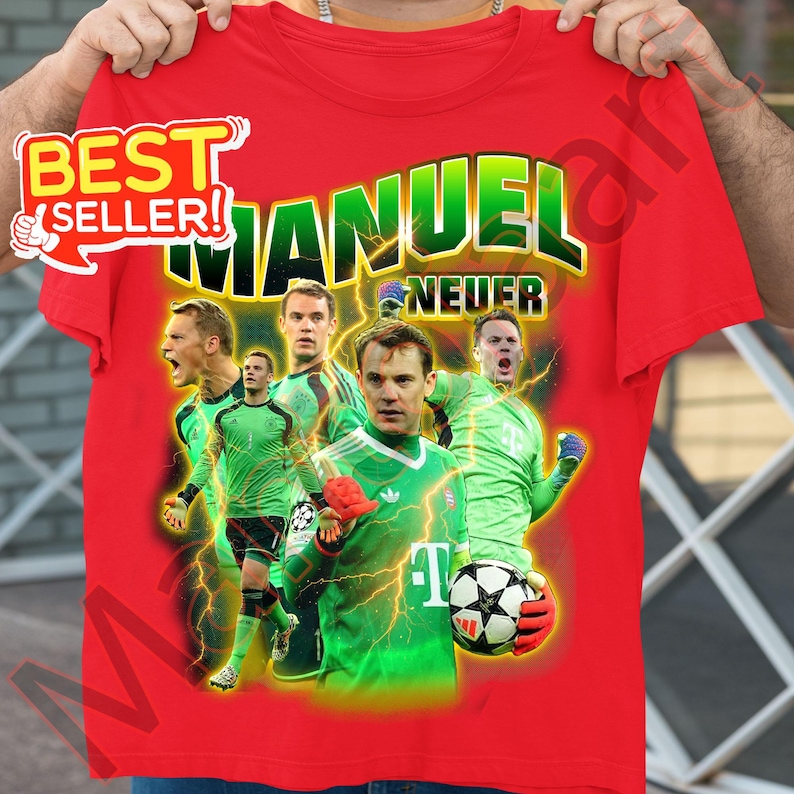 Manuel Neuer Tshirt Design PNG Instant Download, Manuel Neuer Graphic ...
