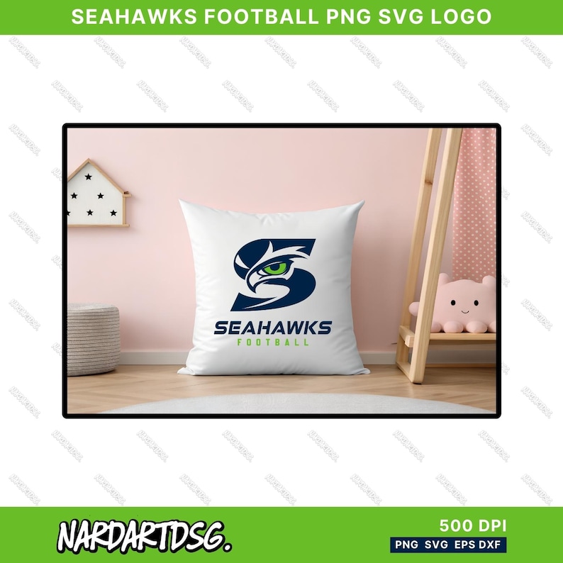 Seahawks Football Logo SVG – Football Team Mascot, Cut File (digital ...
