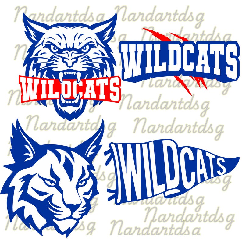 Wildcats SVG Bundle, Wildcats Silhouette Designs (digital Files) - Etsy