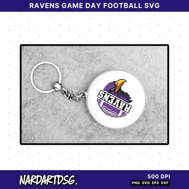 Ravens Mascot Logo Svg, Game Day Football Clipart for Cricut ...
