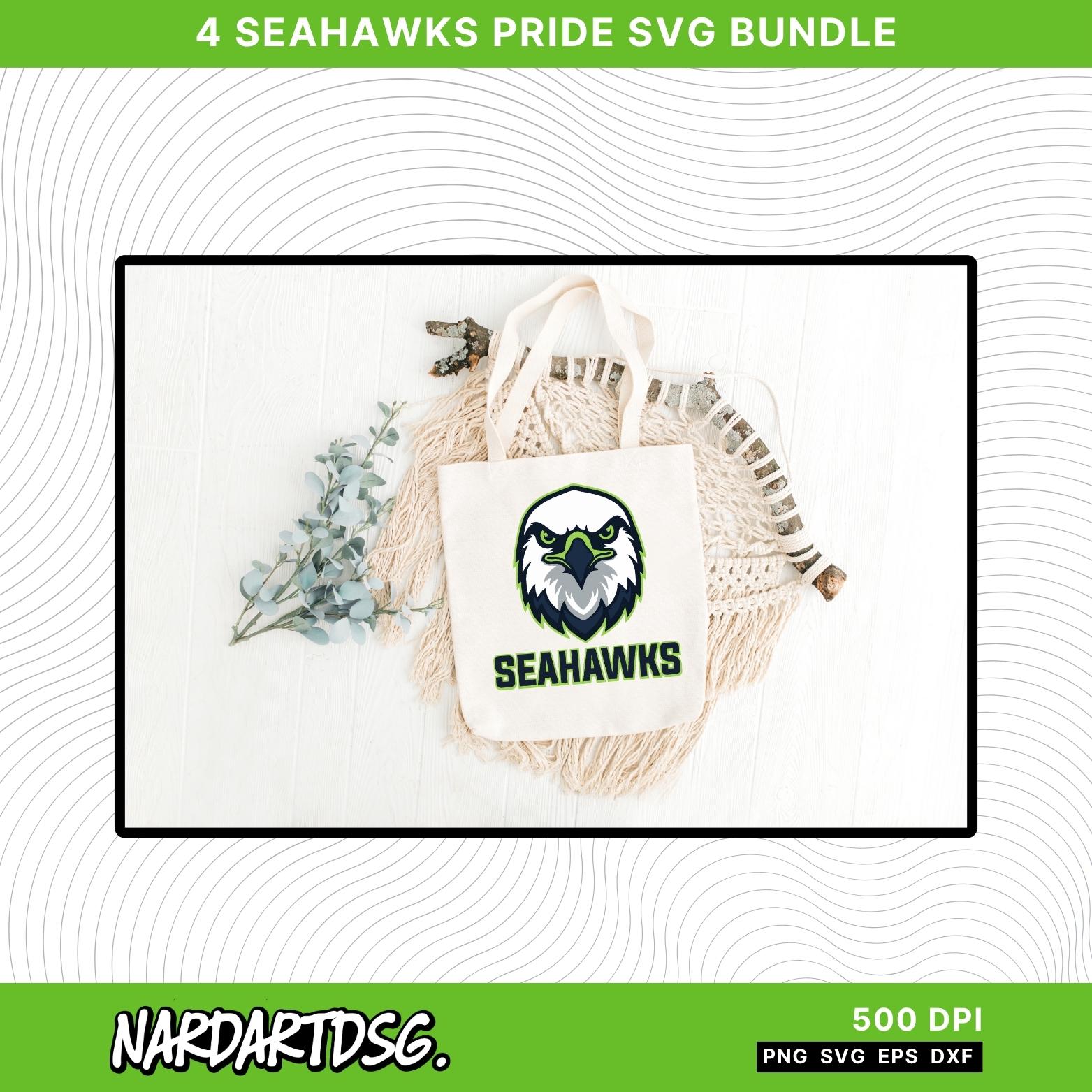 4 Seahawks Head Bundle | Sea Hawk Designs SVG PNG for Cricut ...