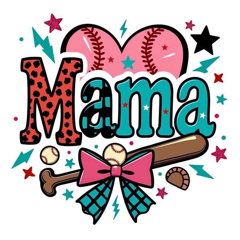 Softball Mama Digital Download, Baseball Mom Sublimation Design, Sports ...
