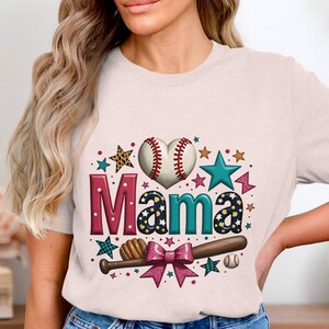 Sports Mama Printable Art, Baseball Mom Digital Download, Sports Lover ...