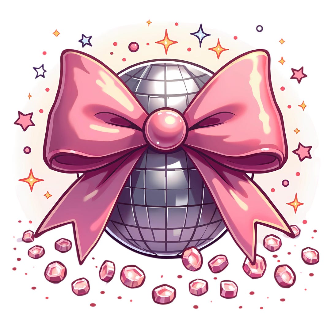 Disco Ball Birthday PNG, Digital Download, Party Decoration Clipart ...