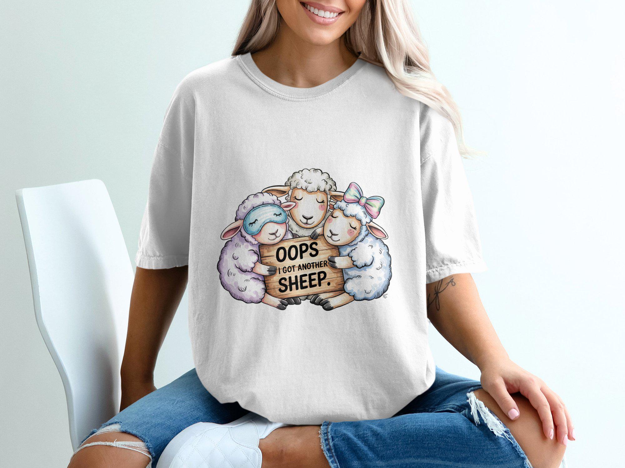 Oops I Got Another Sheep PNG, Funny Sheep Digital Art, Farm Animal ...