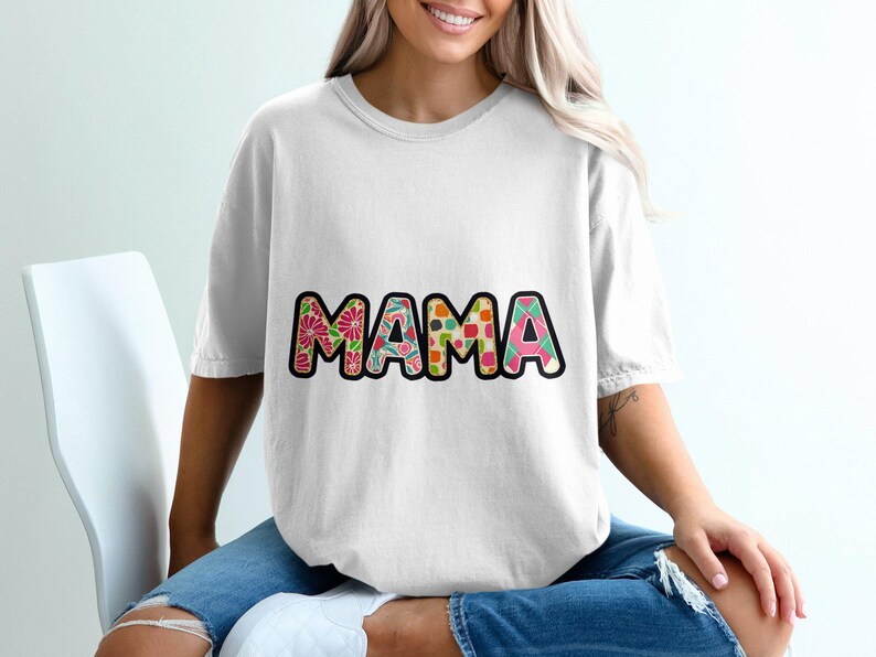 Colorful Mama Digital Download, Printable Wall Art, Fun Gift for Moms ...