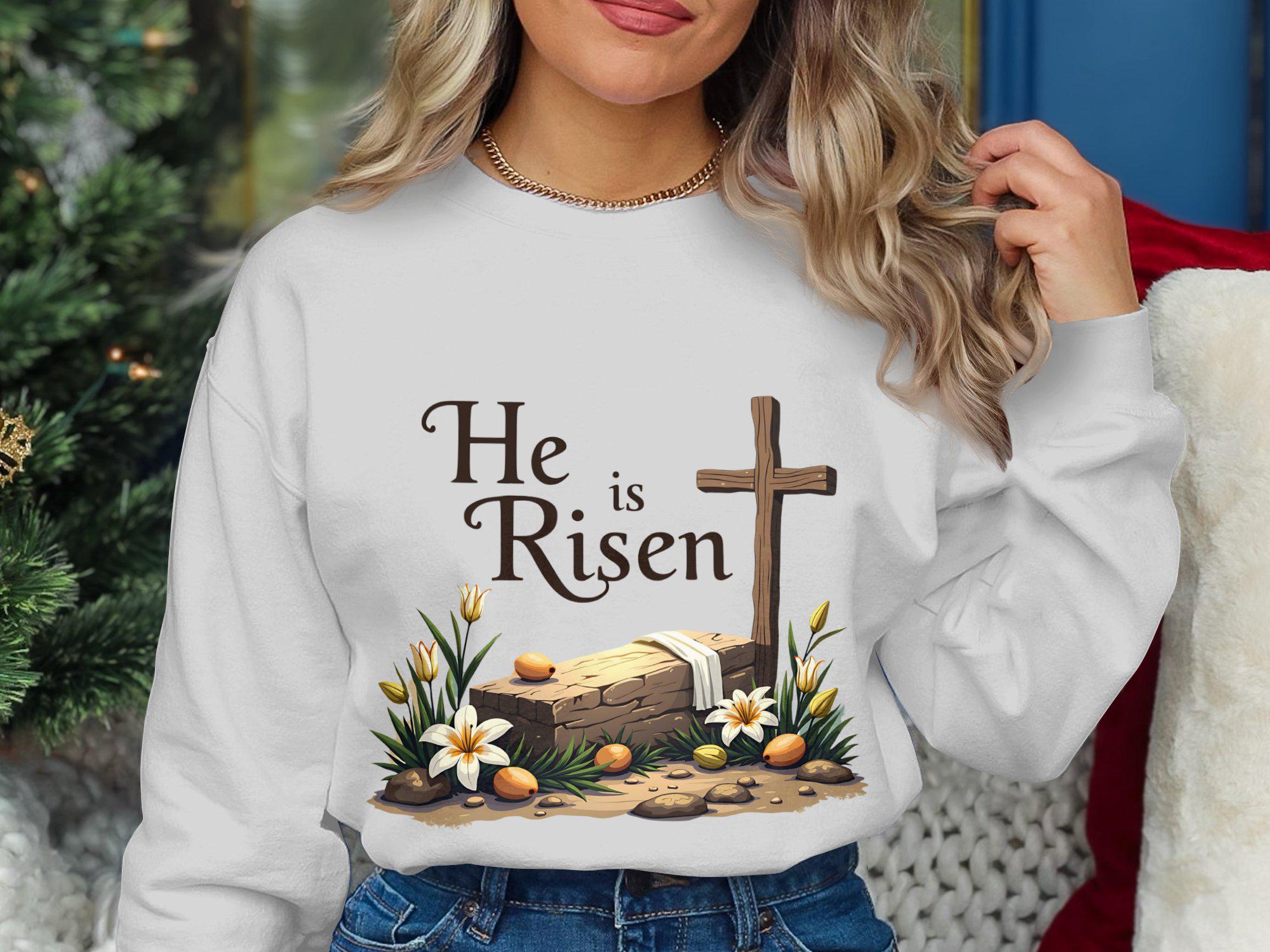 He is Risen Christian Clipart, Resurrection Sunday Download, Easter ...