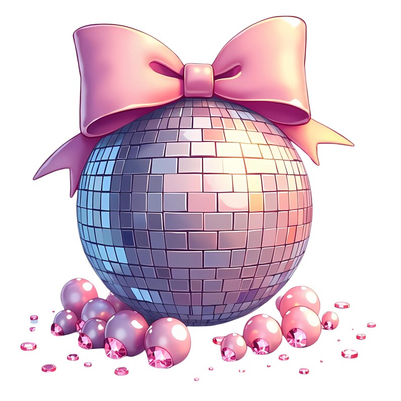 Disco Ball Birthday PNG, Digital Download Disco Ball, Party Decoration ...