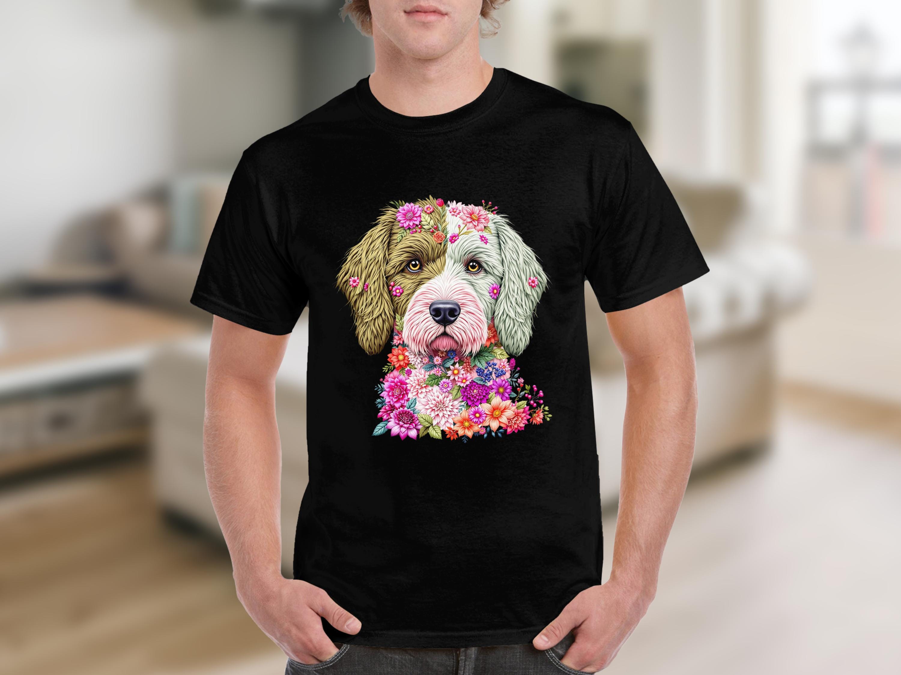 Floral Dog PNG, Cute Puppy Clipart, Dog With Flowers, Pet Portrait ...