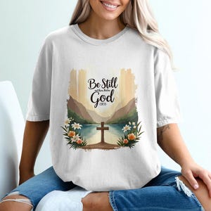 Christian Art Printable, Be Still and Know Scripture, Bible Verse Wall ...