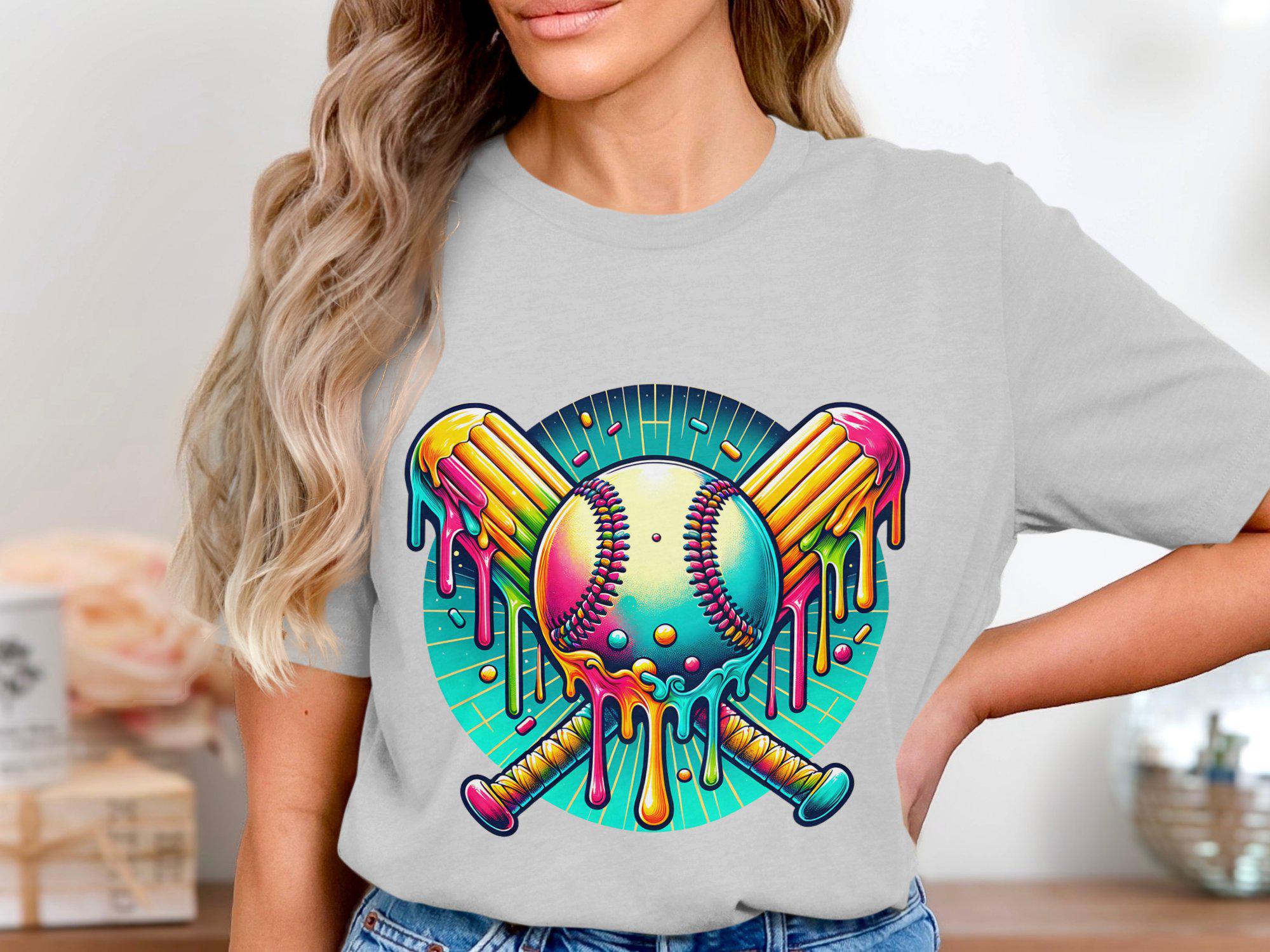 Baseball Ice Cream Clipart, Baseball Digital PNG, Ice Cream Baseball ...