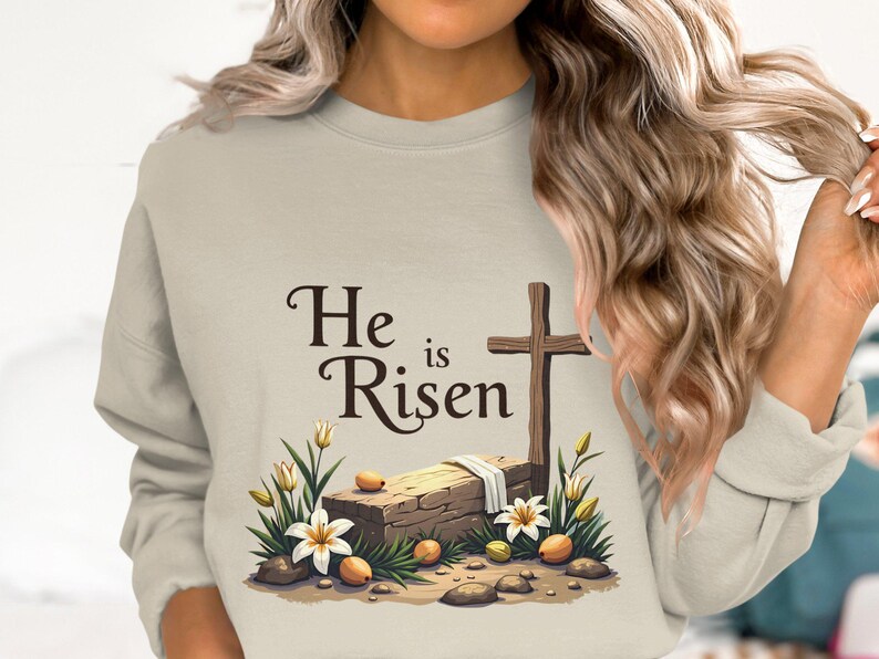 He is Risen Christian Clipart, Resurrection Sunday Download, Easter ...