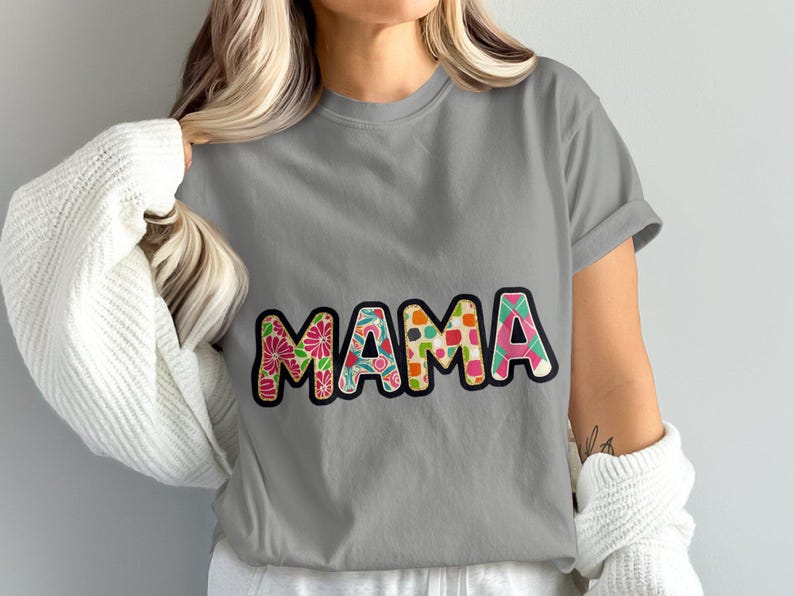 Colorful Mama Digital Download, Printable Wall Art, Fun Gift for Moms ...