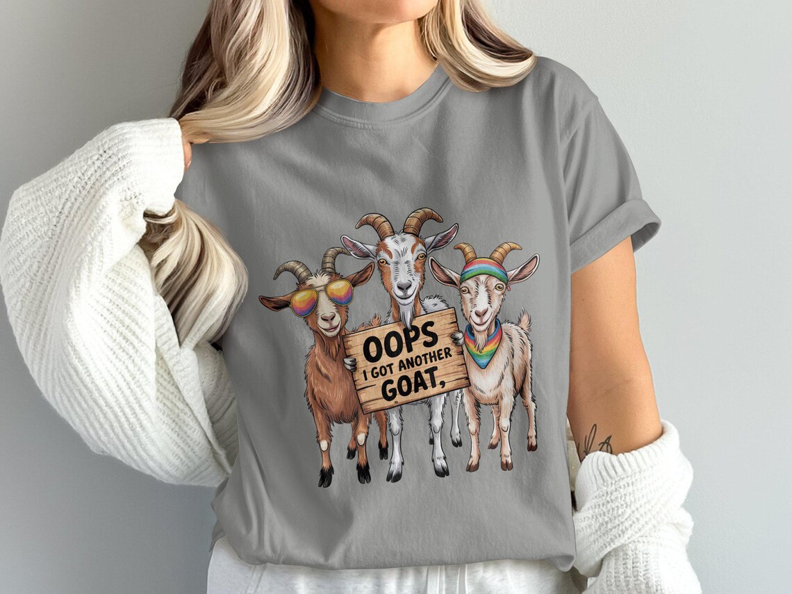 Oops I Got Another Goat, Funny Goat PNG, Farm Animal, Digital Download ...