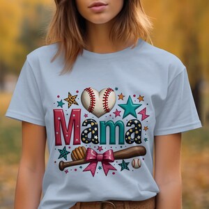 Sports Mama Printable Art, Baseball Mom Digital Download, Sports Lover ...
