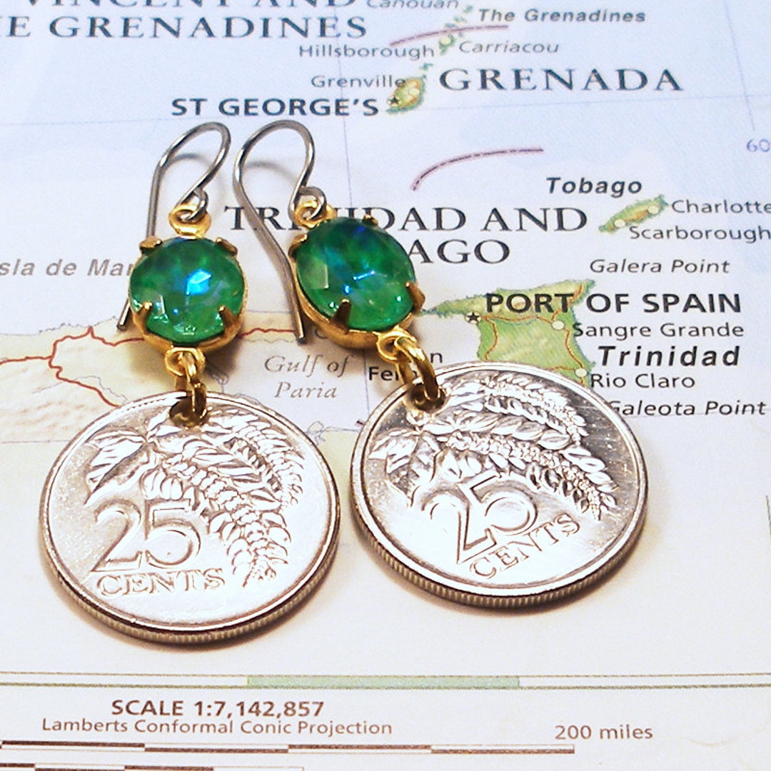 Trinidad and Tobago, Authentic Coins -- Tropical Paradise -- Exotic ...