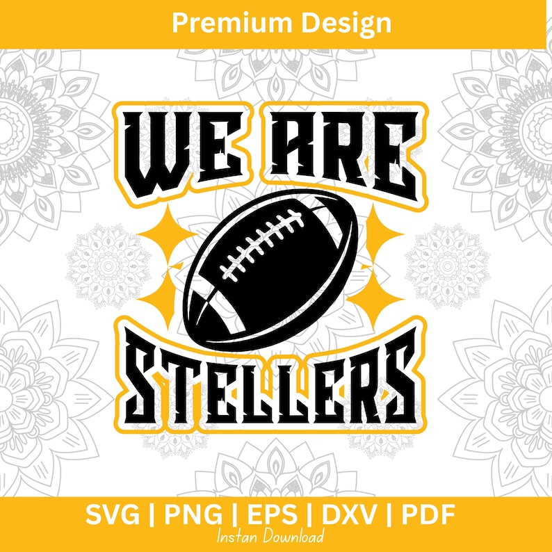 Steelers Football Logo SVG PNG, Sports Team Cut File (digital Download ...
