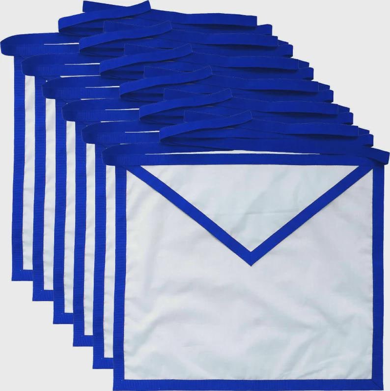 MASONIC REGALIA White COTTON Duck Cloth Funeral Aprons - Pack of 6 - Etsy