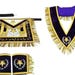 Masonic Regalia Grand Patron Officer Apron Collar Cuffs One Set Hand ...