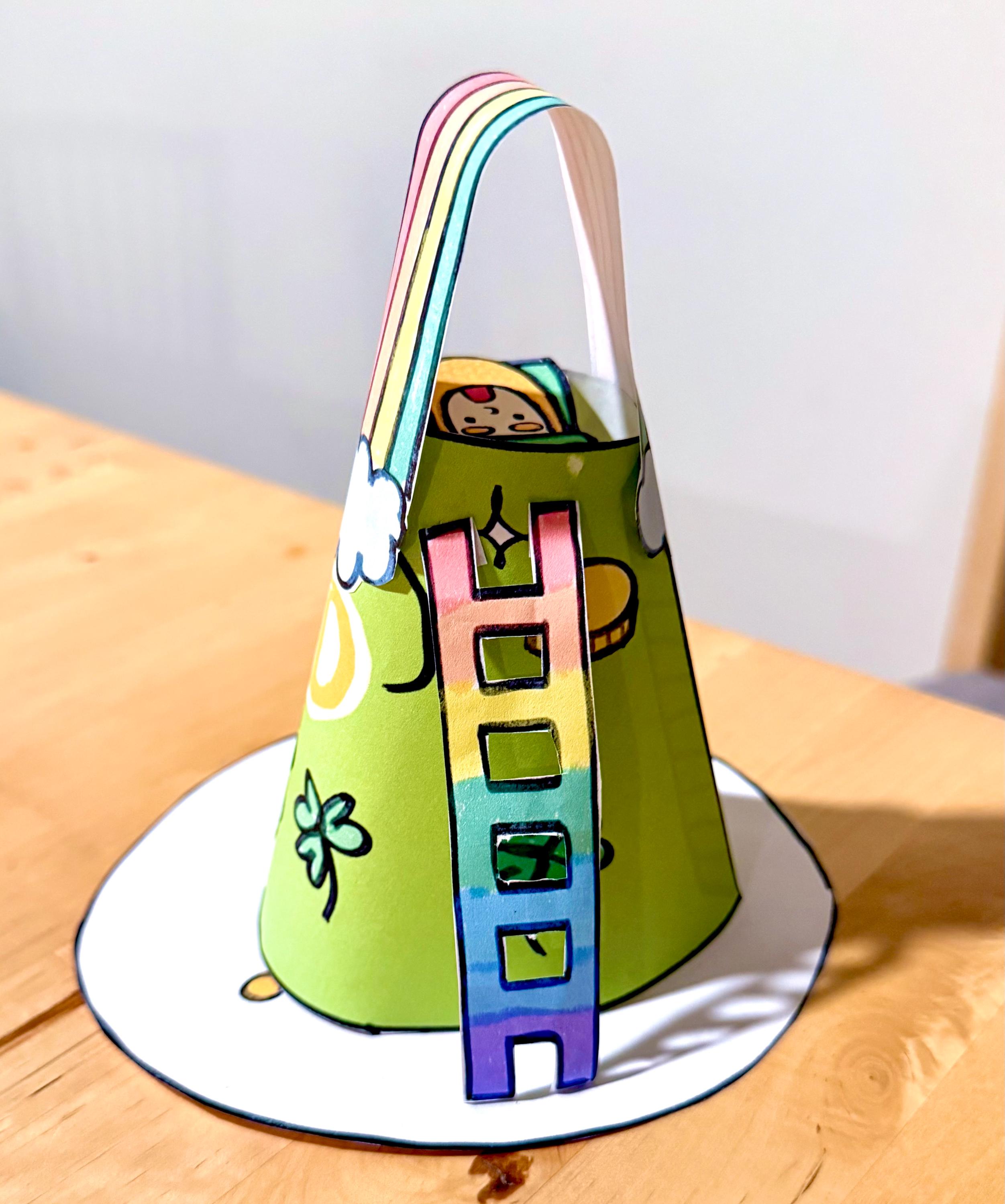 Leprechaun Trap Printable: St. Patrick's Day Craft & Coloring (digital ...