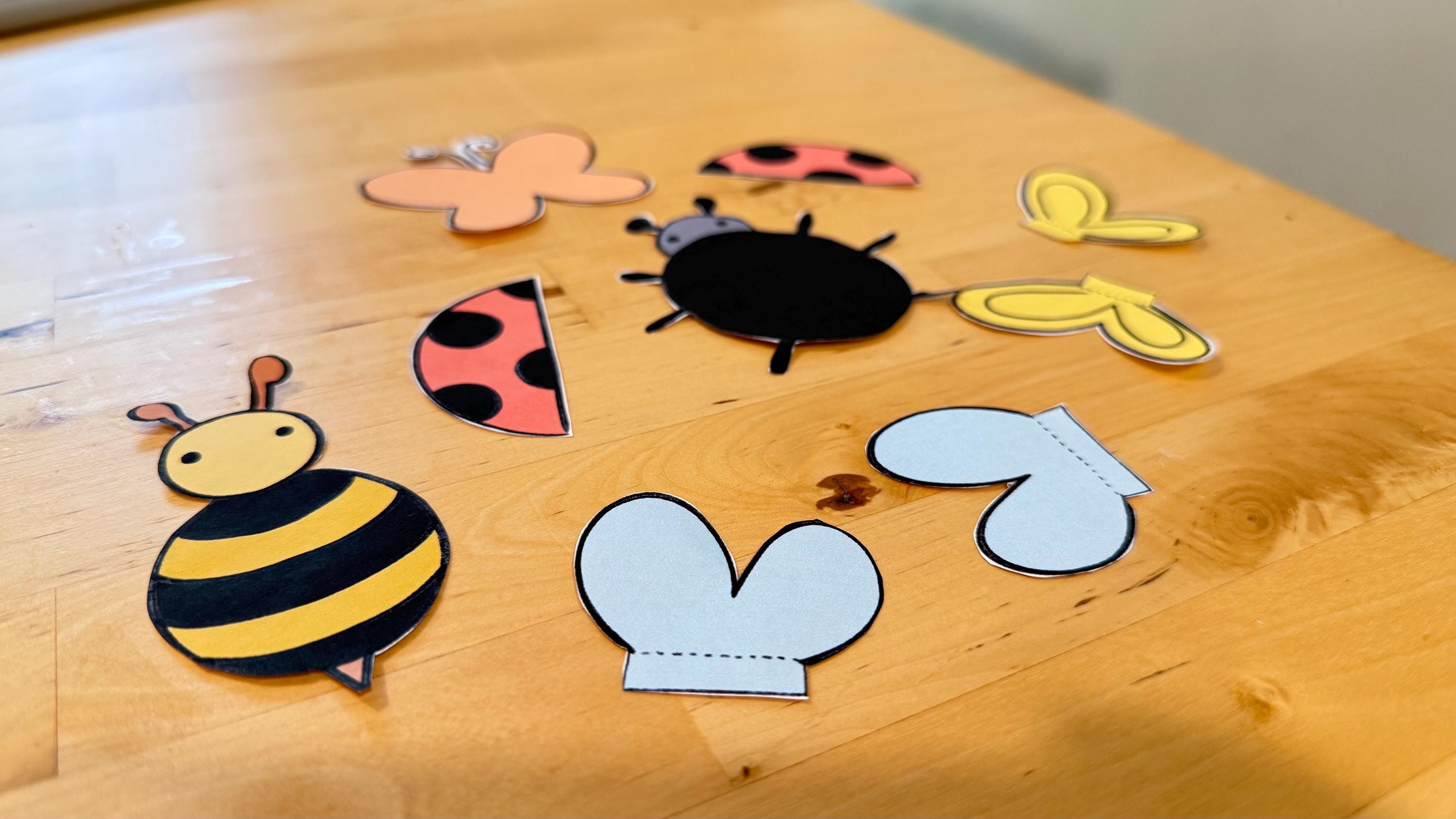 Build a Bug Craft Printable | Coloring Activity Sheet for Butterfly ...