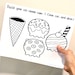 Ice Cream Cone Coloring Page: Summer Activity Craft (printable Digital ...